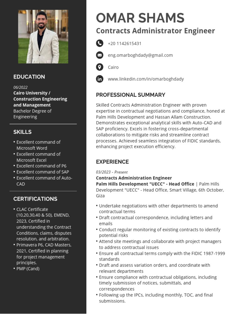 Omar Shams Resume | PDF