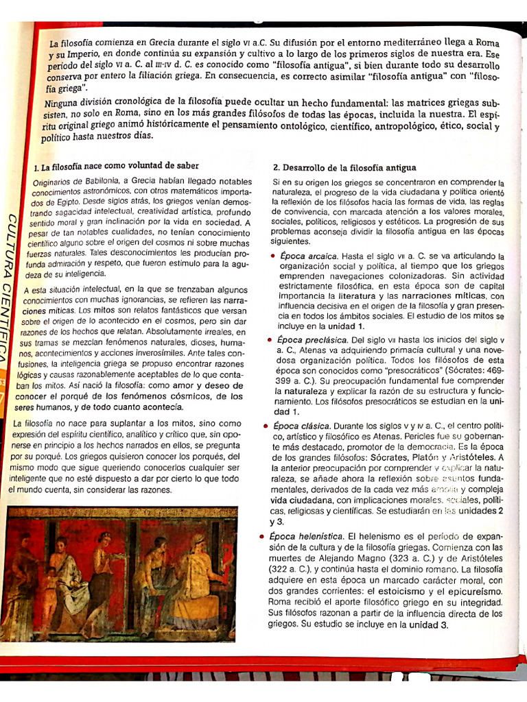 Explicación Épocas de La Filosofía | PDF