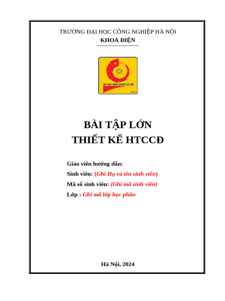 Mẫu Btl Tkccđ 20244 | PDF