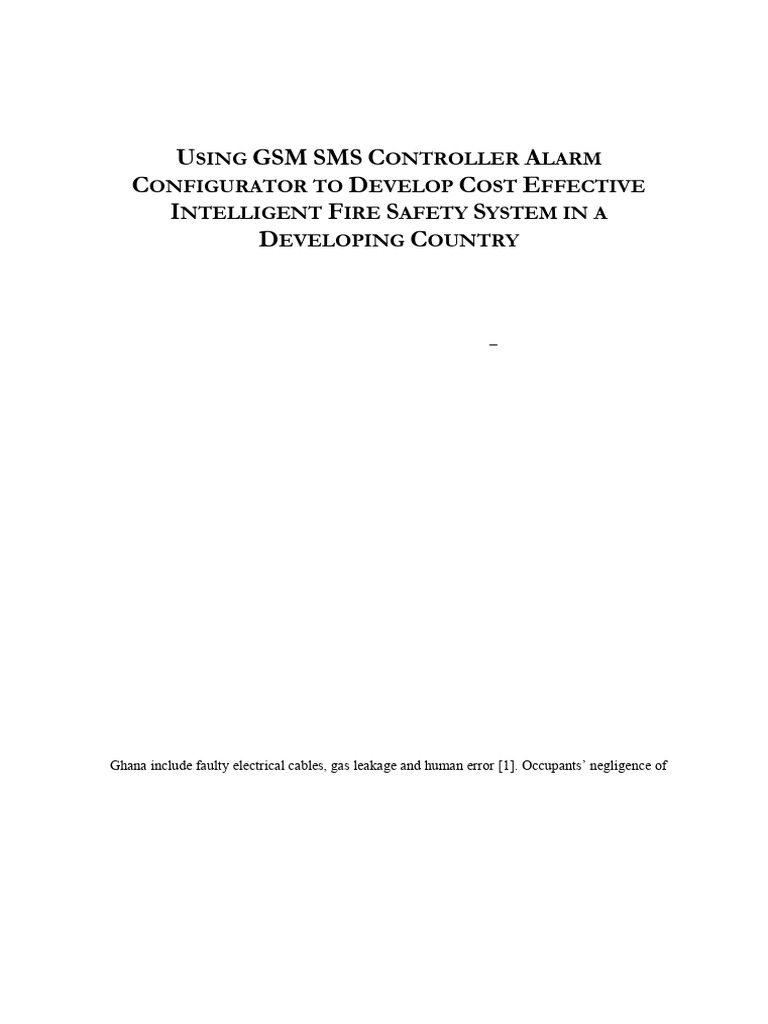 Using GSM SMS Controller Alarm Configurator To Develop Cost Effective ...