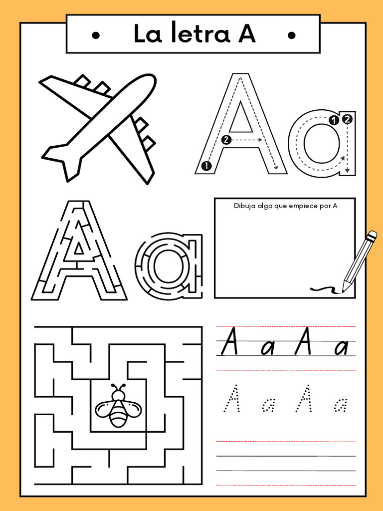 Abecedario - Fichas de Trabajo (v.1.0) | PDF | Convenciones de nombres ...