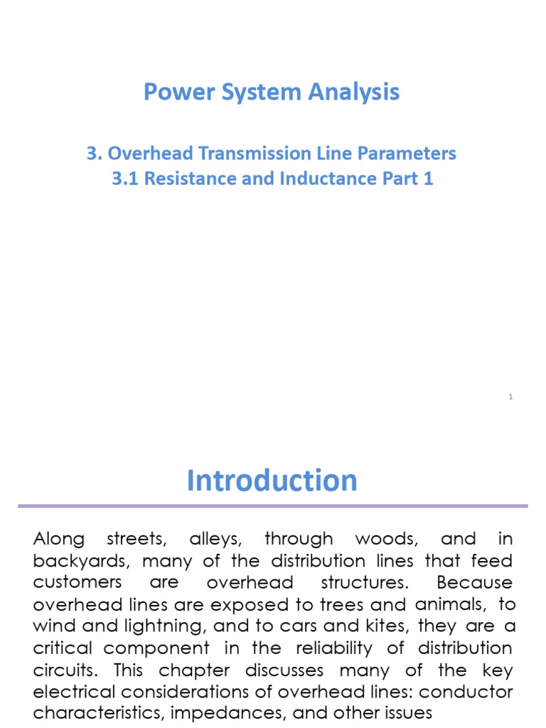 2 Inductance Of Electrical Transmission Line Single Phase Pdf