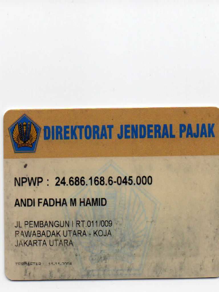 NPWP | PDF