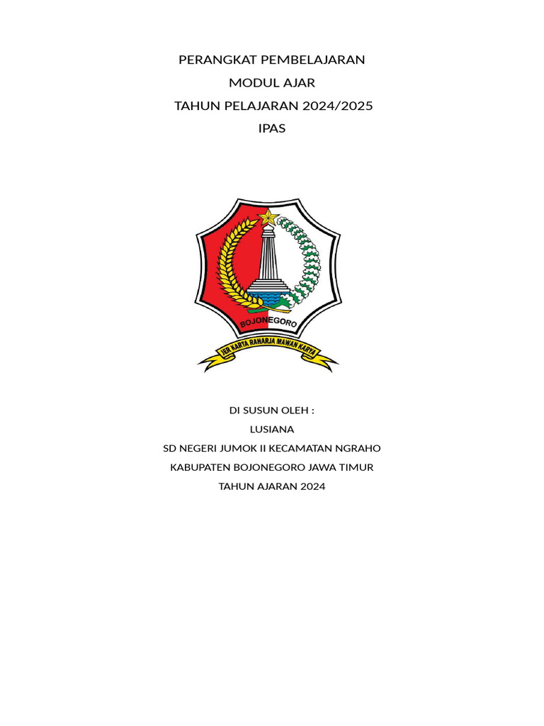 Modul Ajar PPG Benar | PDF