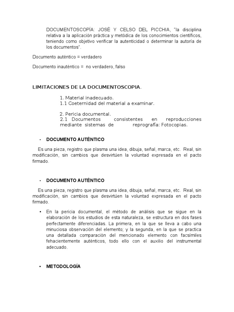 Apuntes de Documentoscopia-1 | PDF | Escritura | Papel