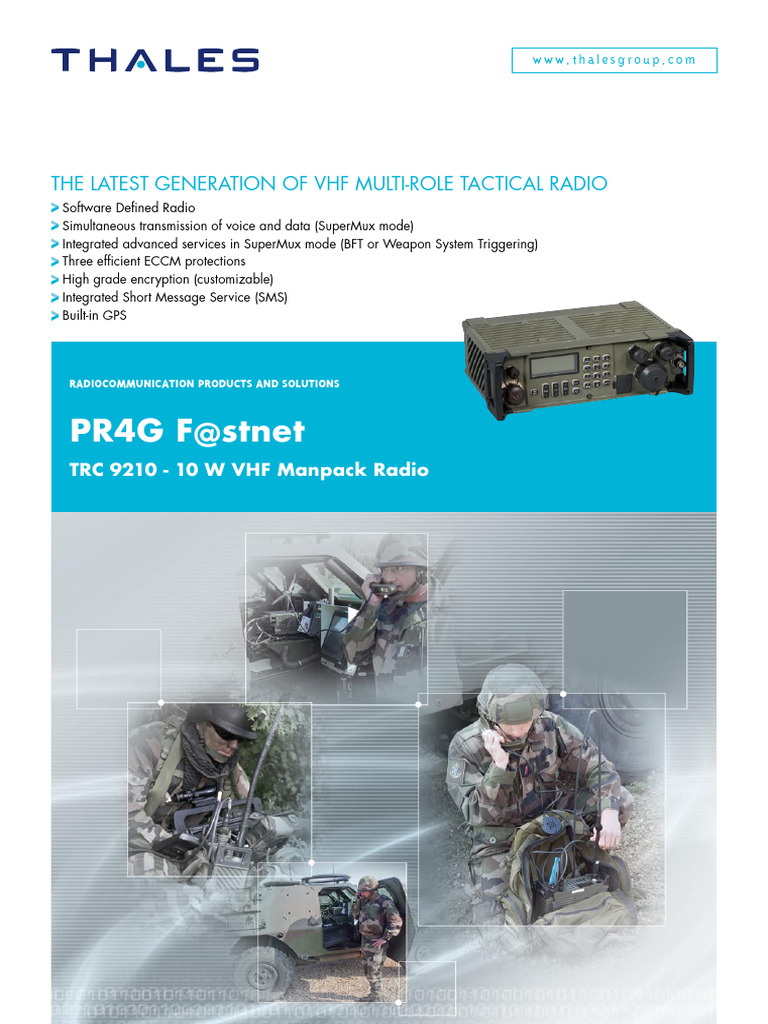 04 - TRC 9210 - Brochure - Thales | PDF
