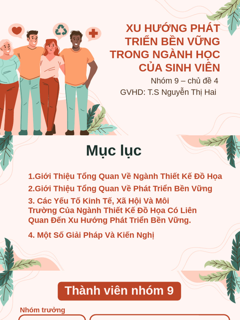 Xu Hướng Phát Triển Bền Vững Trong Ngành Tkdh | PDF