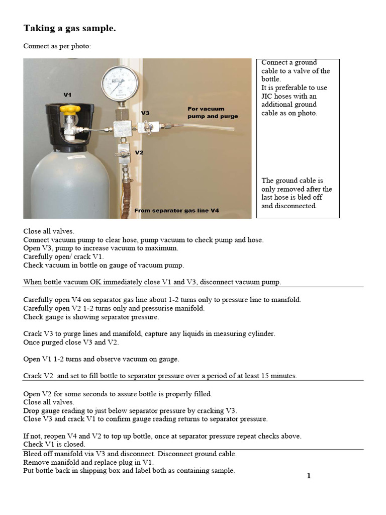 Step by Step PVT Sampling C v2.0 | PDF