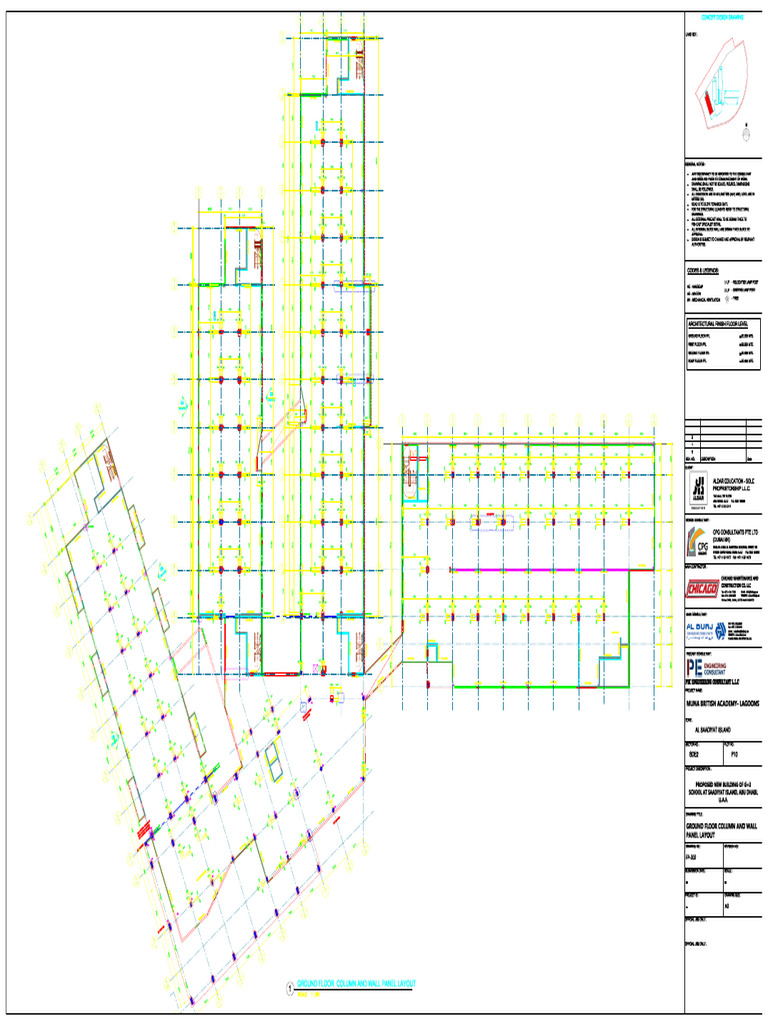 01.Ground Floor Column And Panel -Column & Panel | PDF