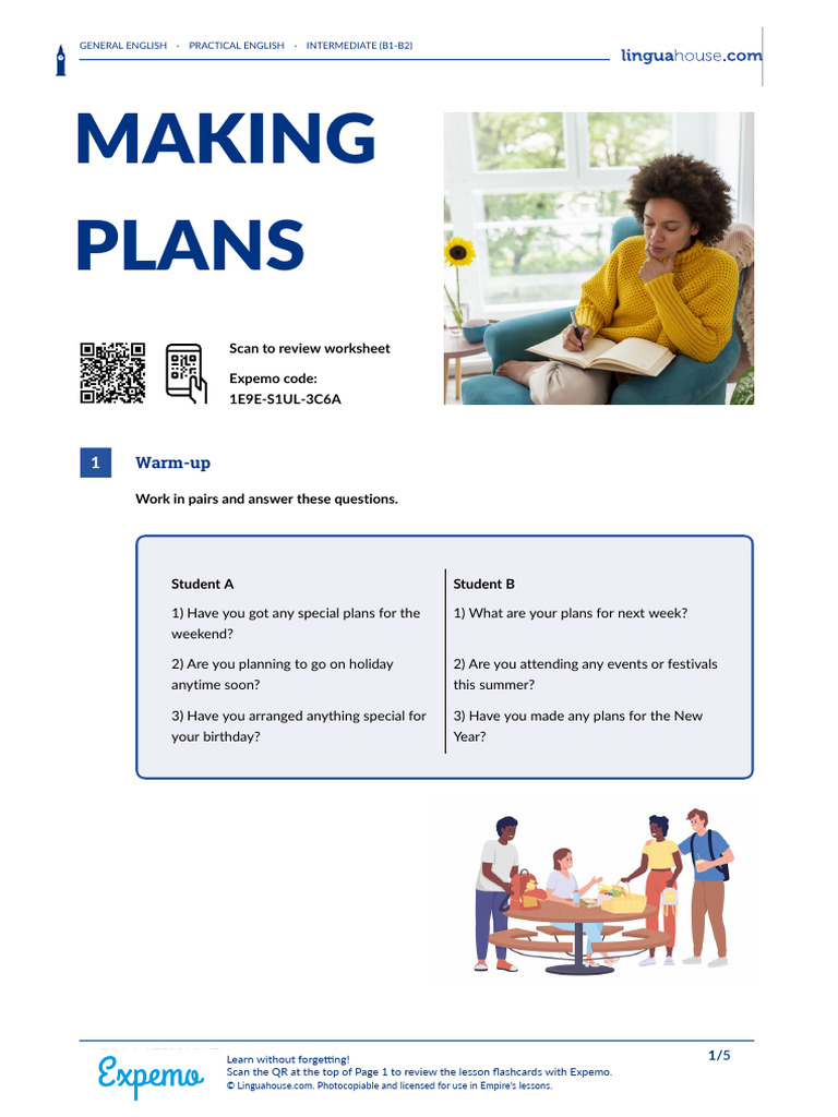 making-plans-british-english-student-B1-B2 | PDF