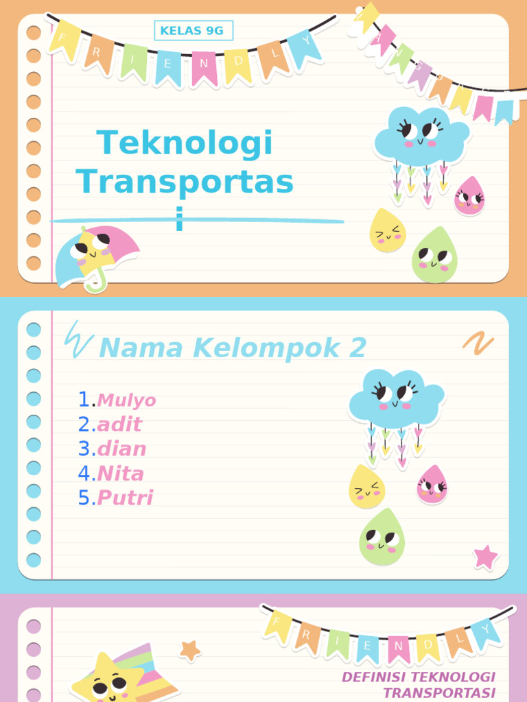 Teknologi Transportasi Kelas 9G | PDF