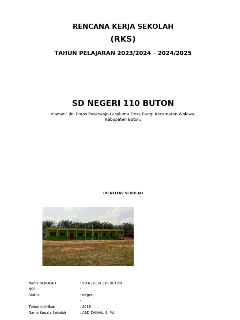 RKS SDN 110 Buton | PDF