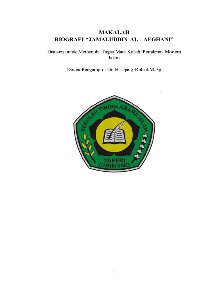 MAKALAH Jamaludin Al Afghani Risa&susi | PDF