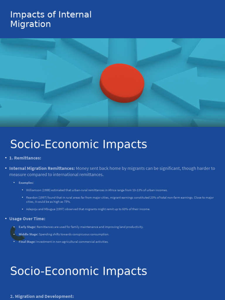 Impacts of Internal Migration | PDF