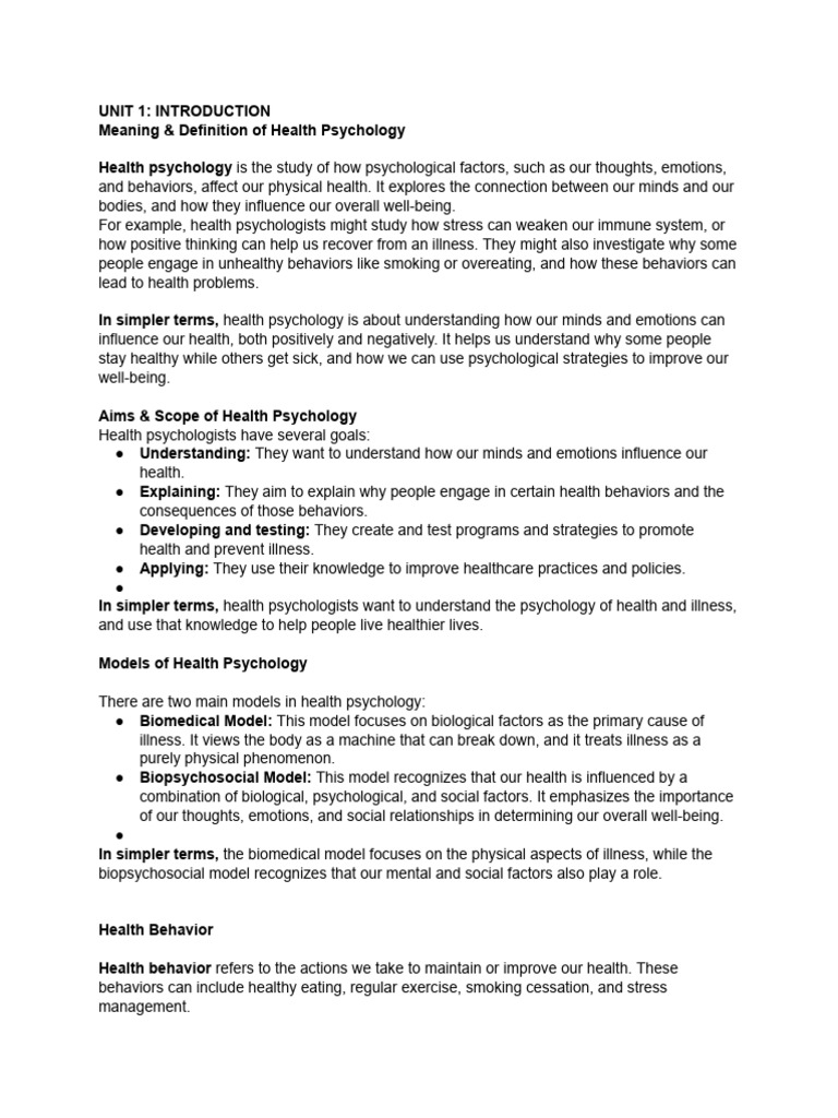 Psychology More Explanation | PDF