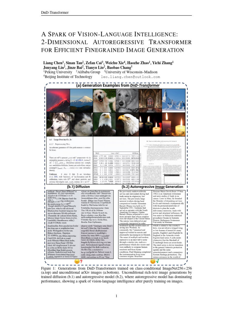 A Spark of Vision-Language Intelligence - 2-Dimensional Autoregressive ...