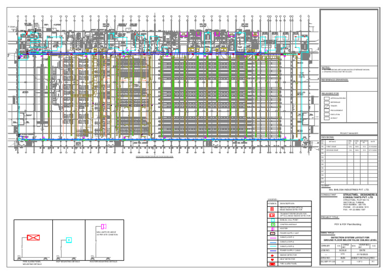 GF Sprinkler Layout Below Ceiling | PDF