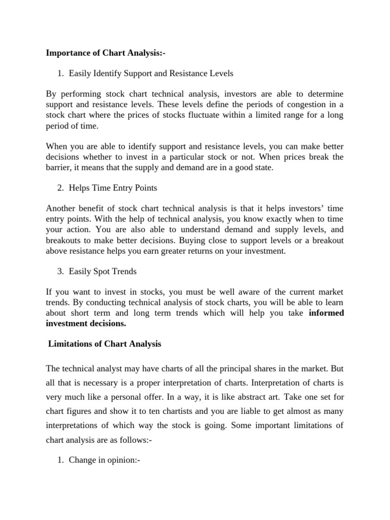 Importance of Chart Analysis | PDF