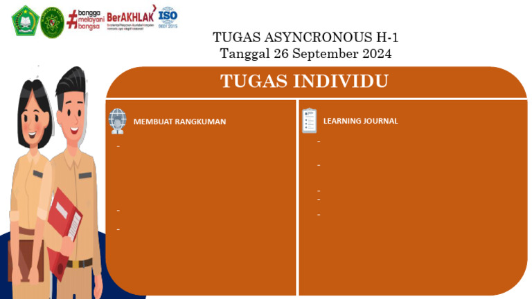 Tugas Individu: Tugas Asyncronous H-1 Tanggal 26 September 2024 | PDF