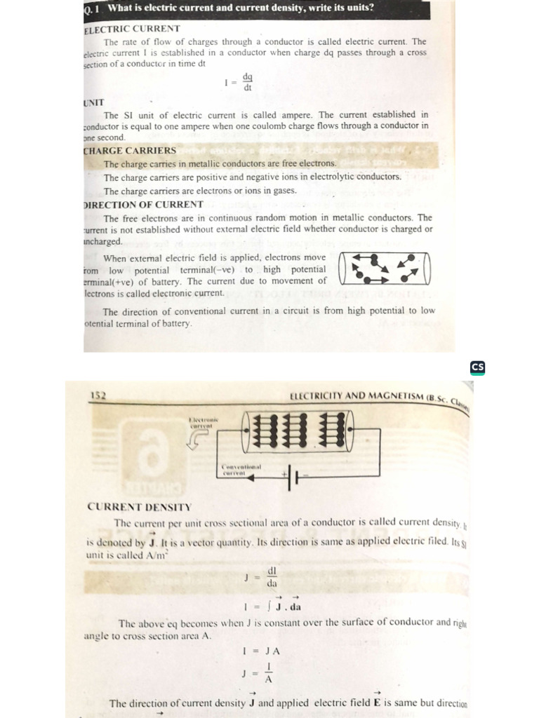 Current, EMF, Energy Transfer | PDF