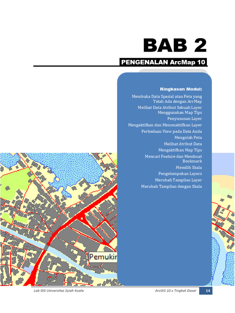 BAB II PENGENALAN ArcMap 10 Ver2 | PDF