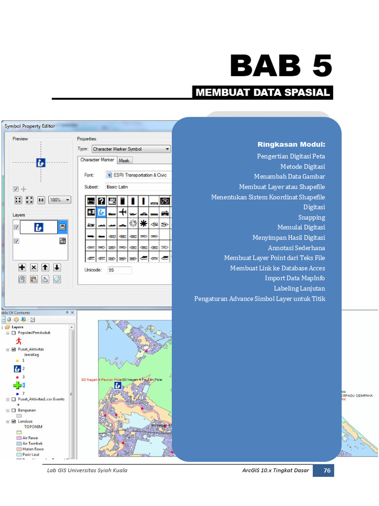 BAB V MEMBUAT DATA SPASIAL Ver2 | PDF