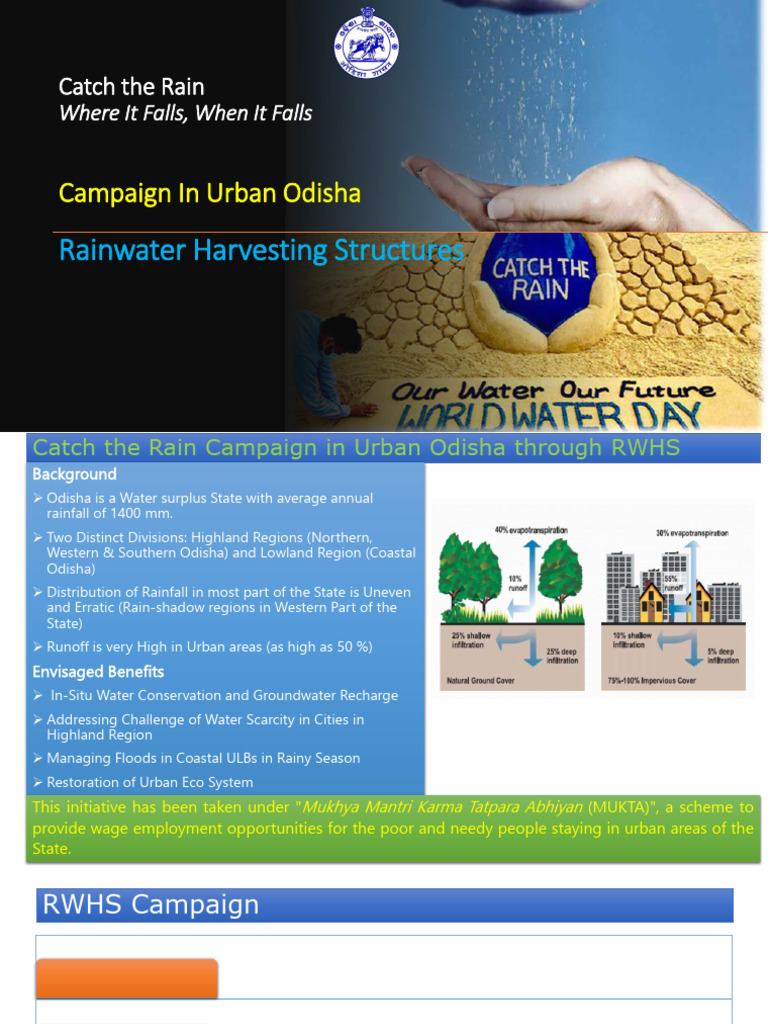 F Mathi Vathnan RWH Structures Campaign in Odisha | PDF