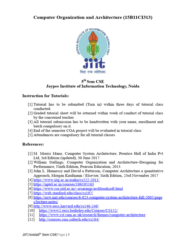 Tutorial Sheet 5 ODD SEM 2024 | PDF