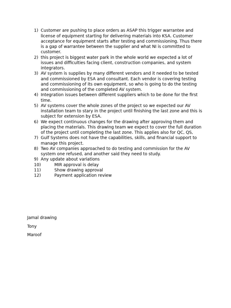 Risks and Issues | PDF