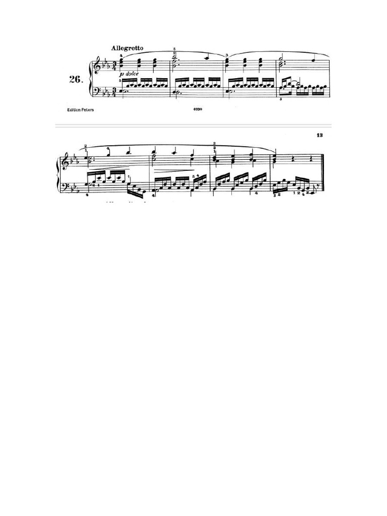 Czerny Op821 No26 | PDF