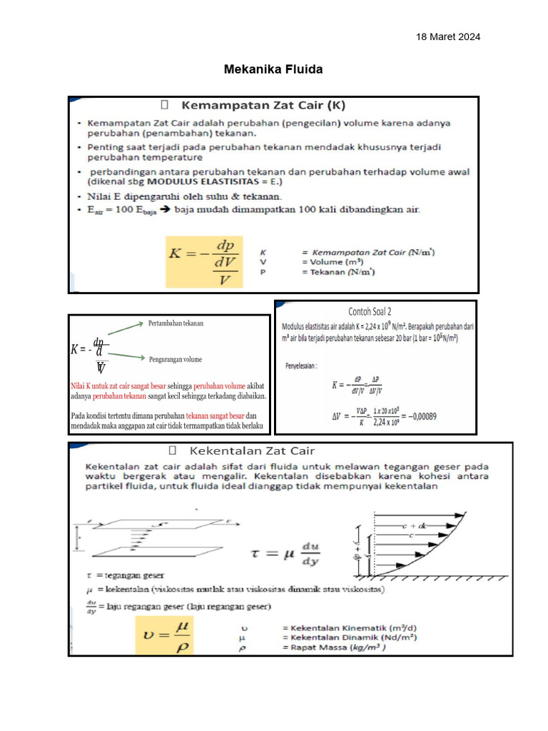 Mekanika Fluida | PDF
