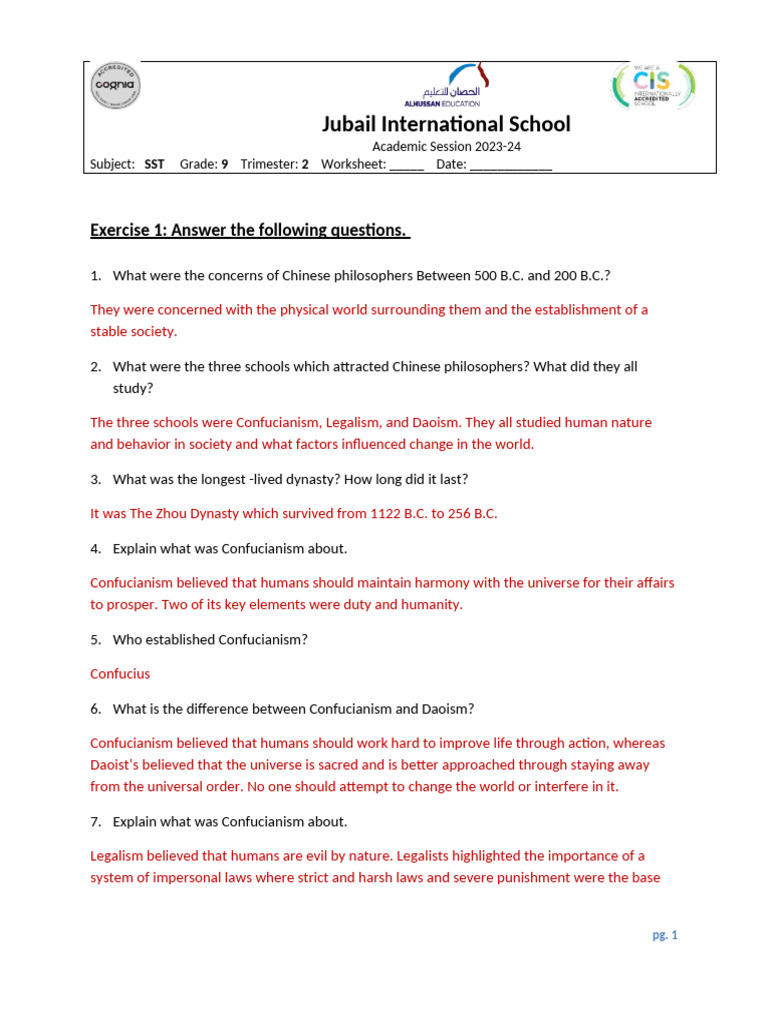 Grade - 9-SST 2 | PDF