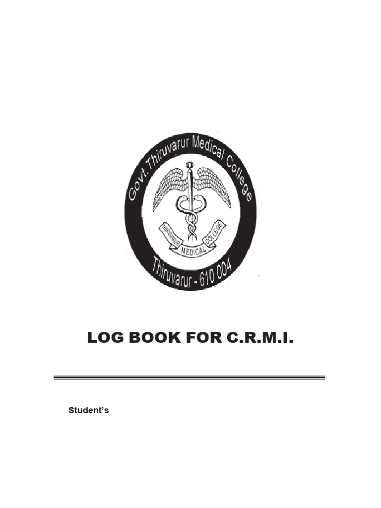 CRMI LOG book (2) | PDF