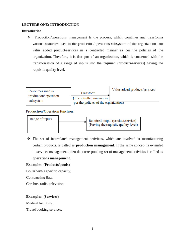 Production Management Pdf
