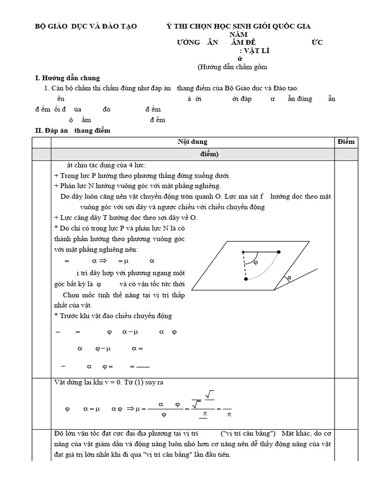 Đáp Án VPHO 2013-2014 Ngày 2 | PDF