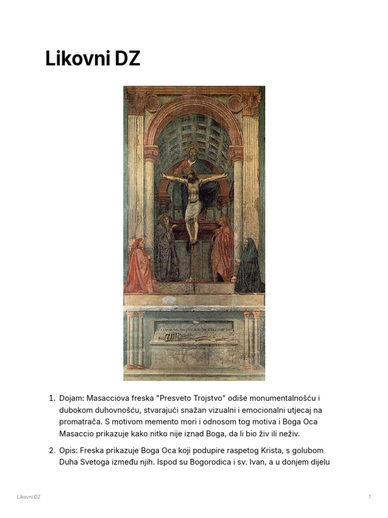 Likovni DZ-1 | PDF