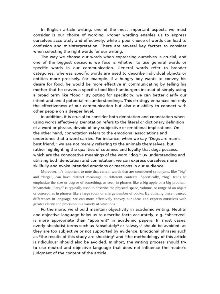 Wording | PDF