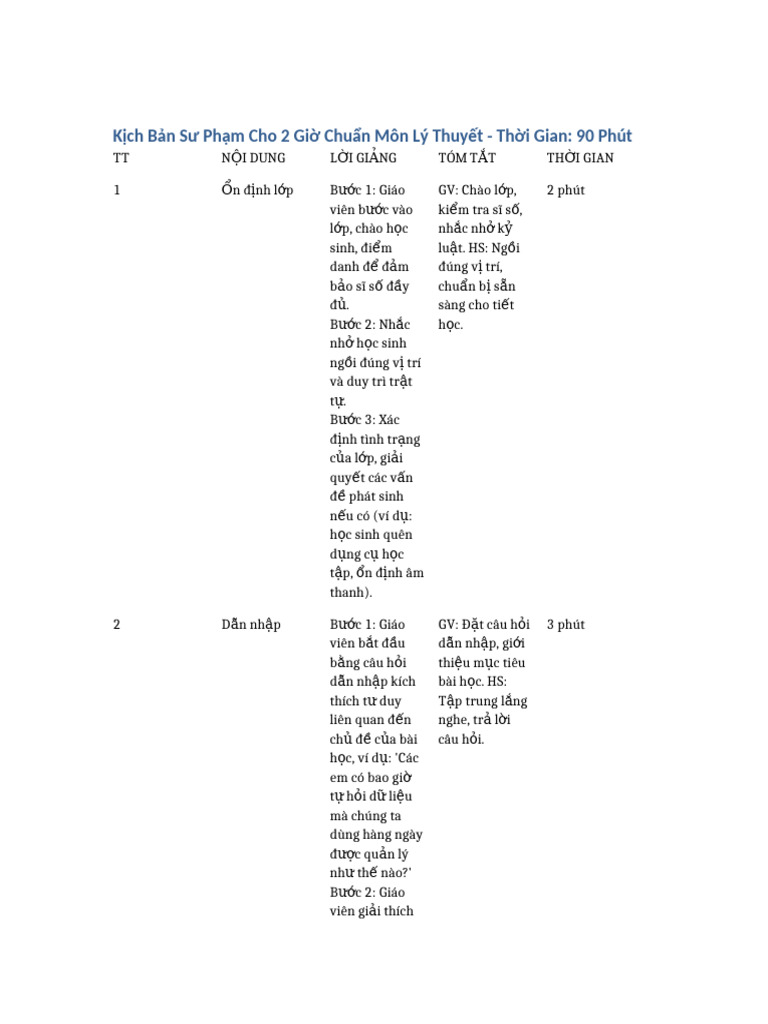 Teaching Script | PDF