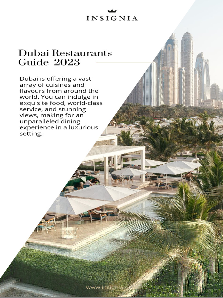 Dubai Restaurants Guide 2023 Compressed | PDF