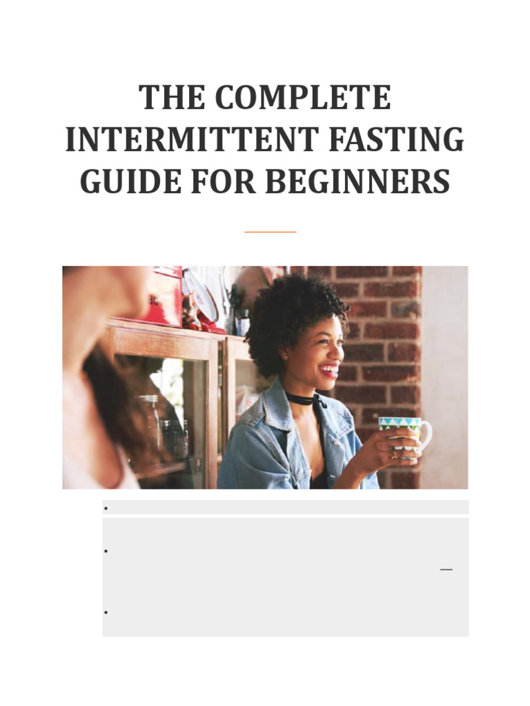Weight Loss-Intermittent Fasting | PDF