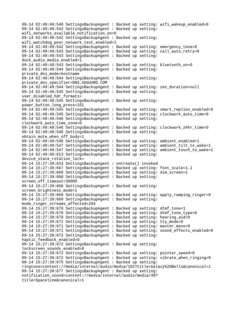 Settingsprovider | PDF