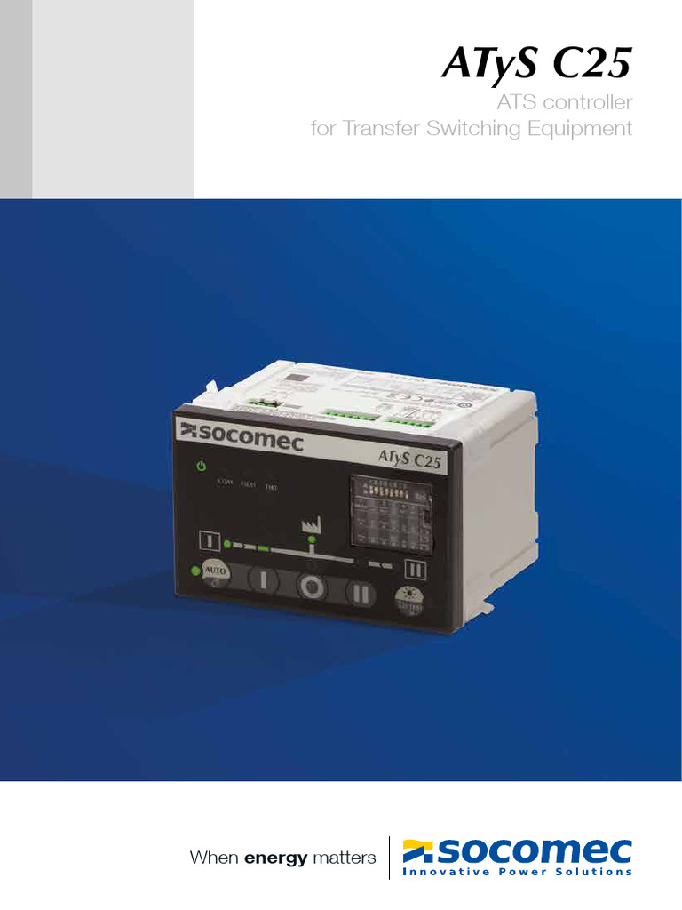 Ats-Controller-C25 Brochure 2020-02 Doc334013i En-I | PDF