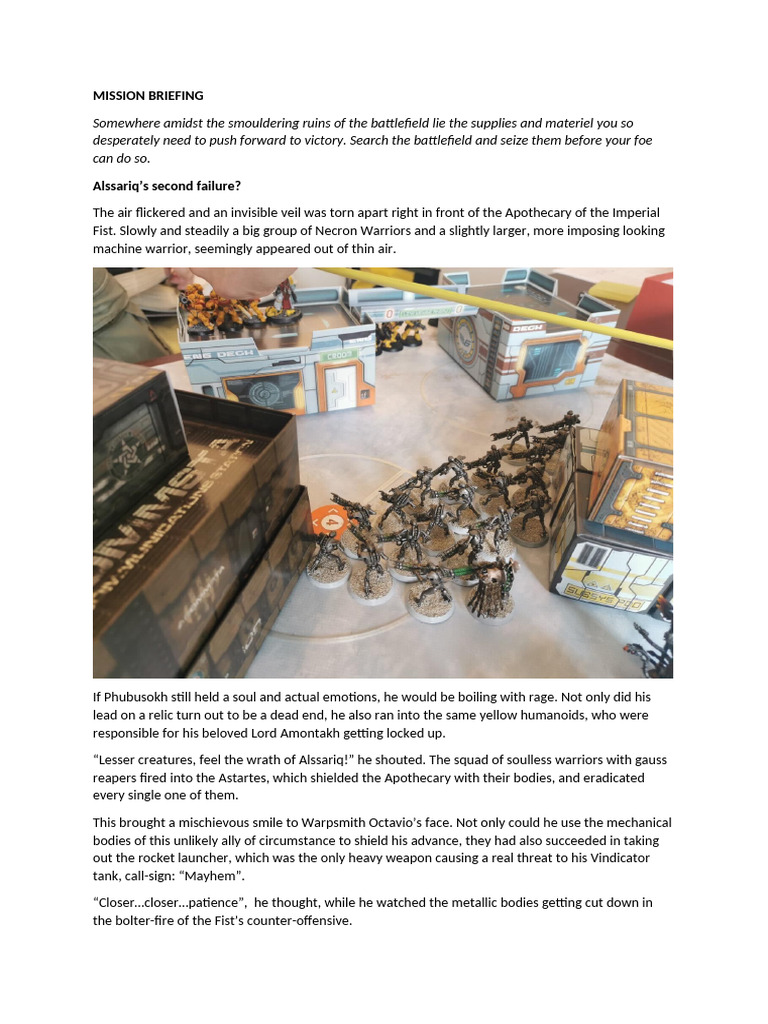 Necrons - Supply Cache - Interlude | PDF