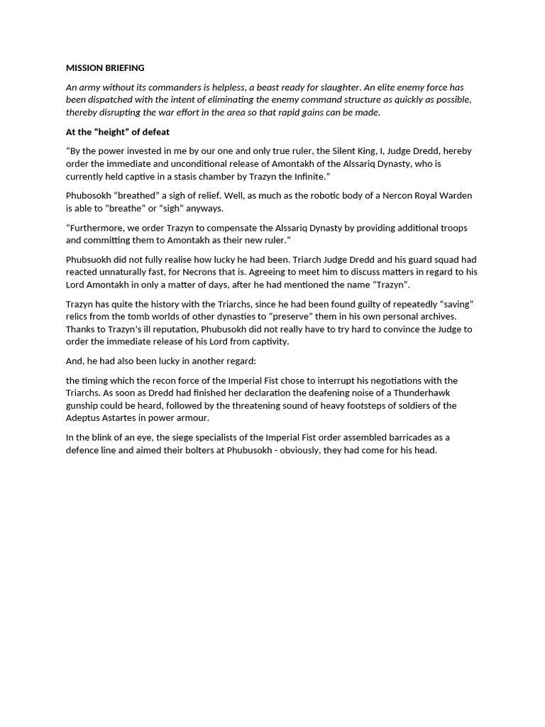 3. Necrons - Assassinate_Interlude | PDF