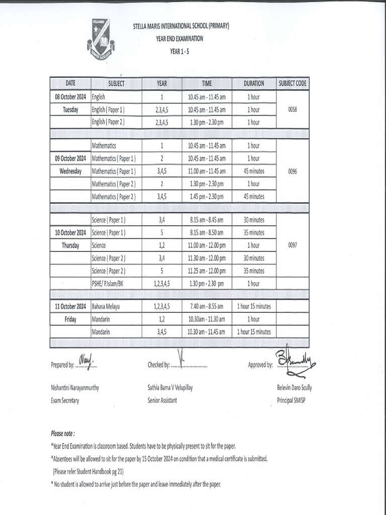 TIMETABLE | PDF