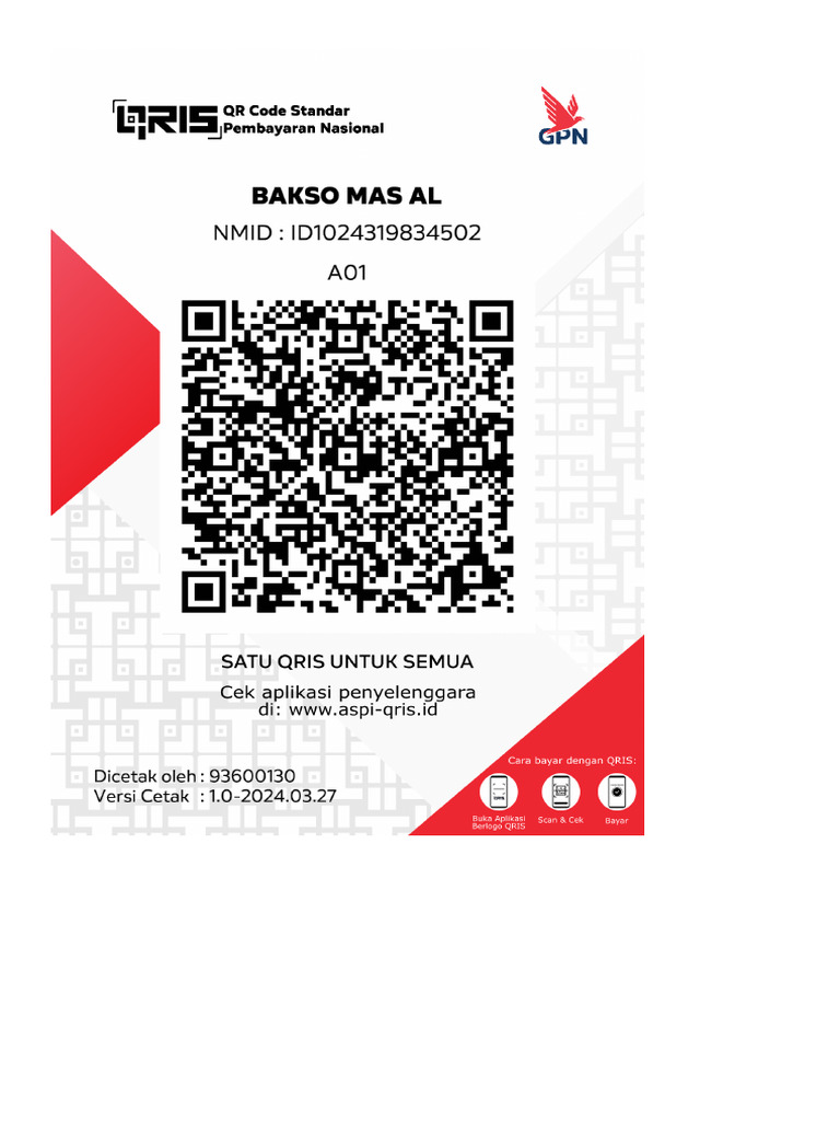 Merchant Qris Pten-53 | PDF