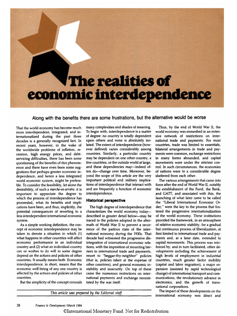 The reality of economic independence | PDF