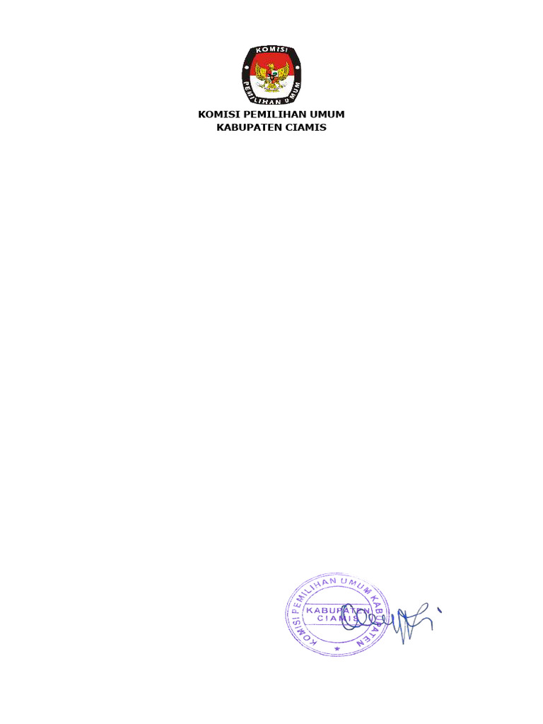 Undangan Pelantikan PPK Pilkada 2024 | PDF