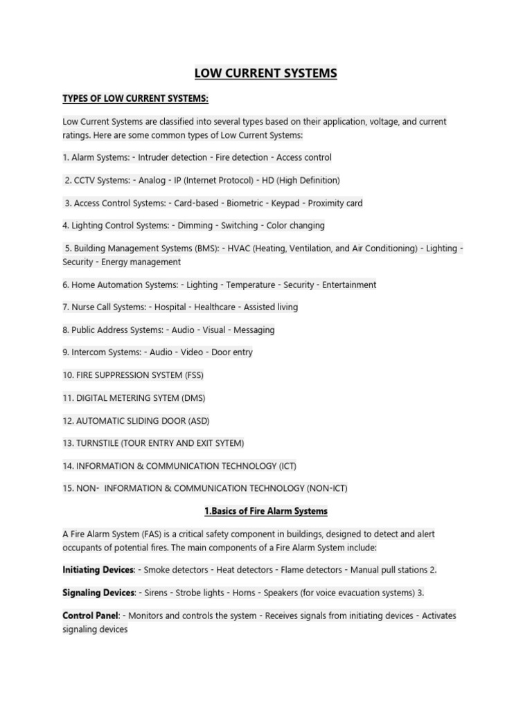 Basics of Elv Systems PDF | PDF | Access Control | Internet Of Things