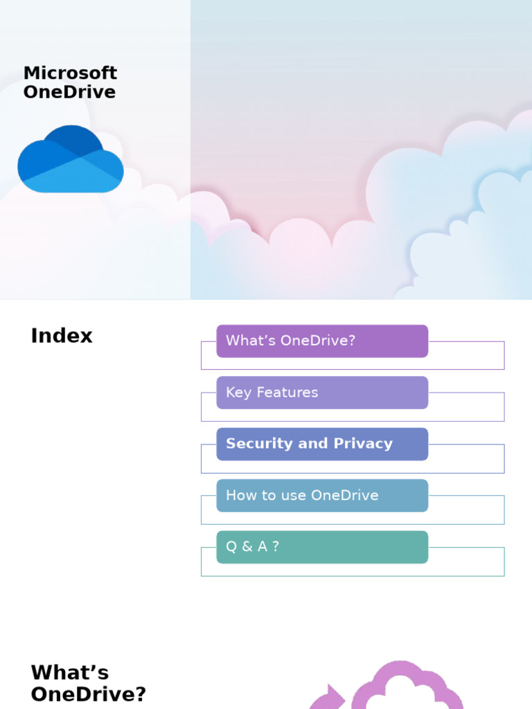 Microsoft OneDrive | PDF